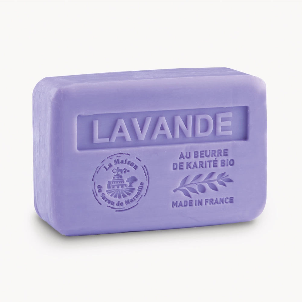 Savon solide parfumé Lavande – Au beurre de karité bio 250g (filmé ...